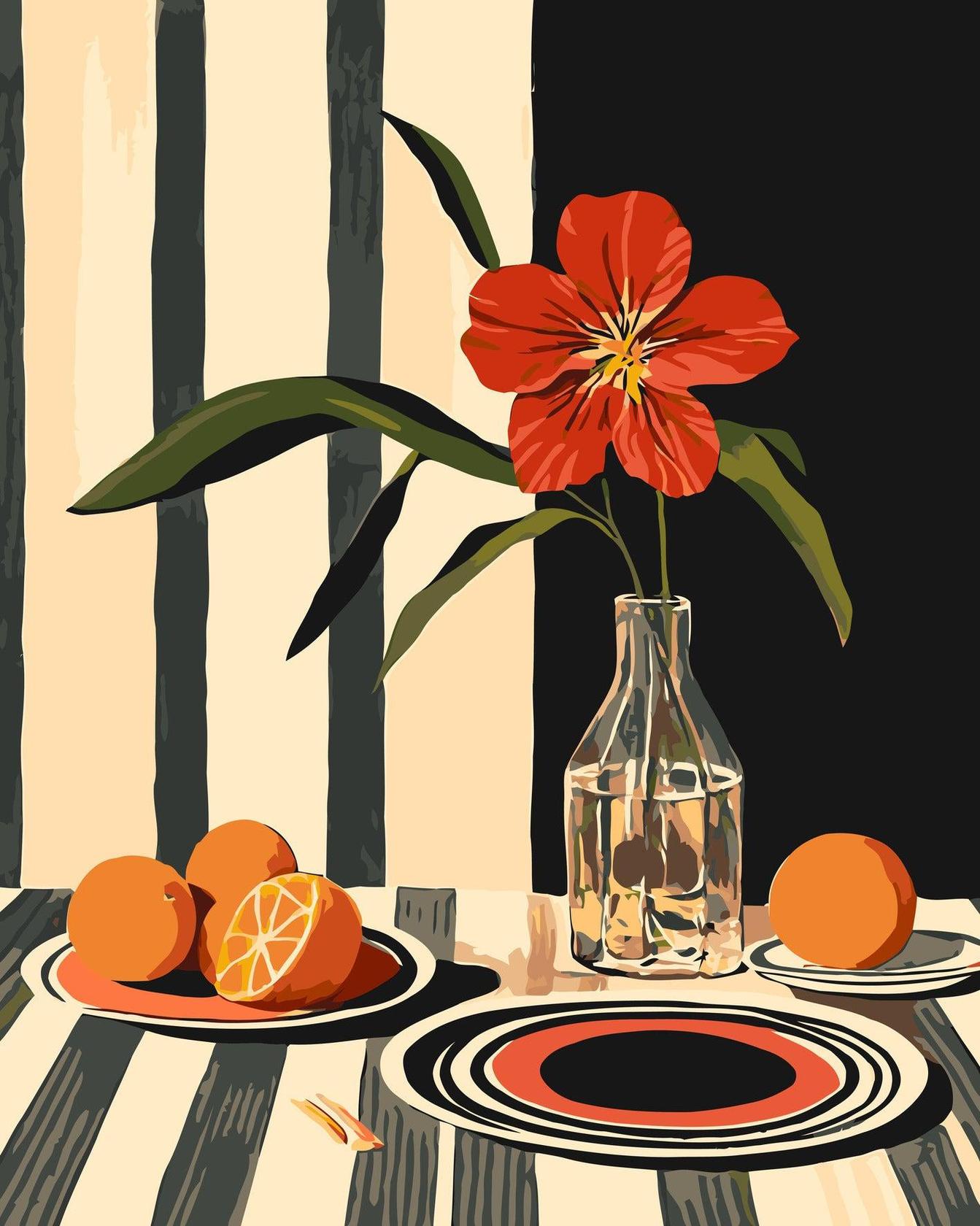 Lines and Colors - Paint By Numbers | Numeromaalaus – paintbynumbers.fi